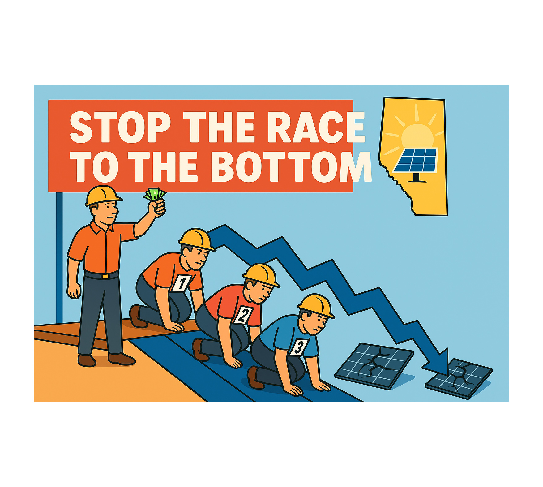 End the Race to the Bottom in Solar for Albertans - Solar Ninjas